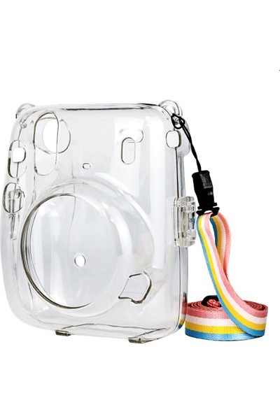 Trendfone Fujifilm Instax Mini 11 Şeffaf Kılıf-Koruyucu Sert Plastik