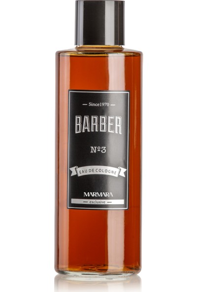 Barber No.3 Kolonya Cam Şişe 500 ml Barber No.3 Kolonya Cam Şişe 500 ml