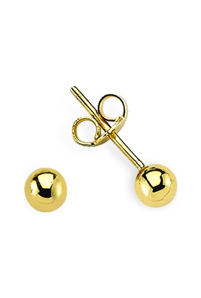 Milades Altın Top Küpe