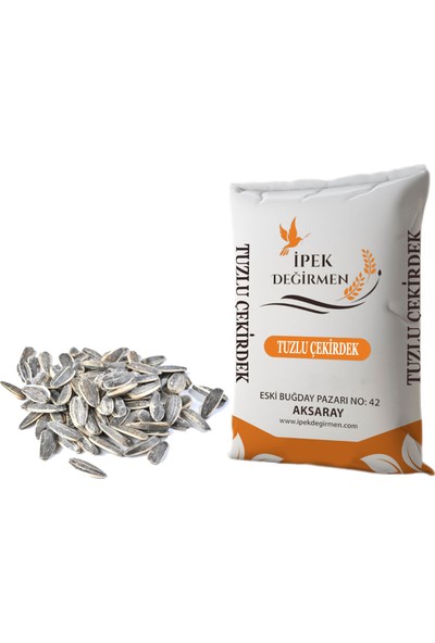 İpek Değirmen Lüks Kuruyemiş Tuzlu Kavrulmuş Ay Çekirdek 1 KG İpek Değirmen Lüks Kuruyemiş Tuzlu Kavrulmuş Ay Çekirdek 1 KG
