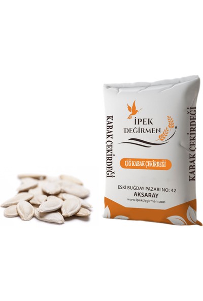 İpek Değirmen Lüks Kuruyemiş Yerli İri Çiğ Kabak Çekirdeği 500 GR