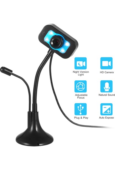 Buyfun HD Webcam USB Masaüstü Dizüstü Kamera Mini Tak ve Çalıştır (Yurt Dışından) Buyfun HD Webcam USB Masaüstü Dizüstü Kamera Mini Tak ve Çalıştır (Yurt Dışından)
