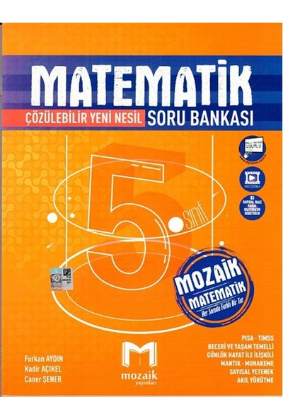 Mozaik Yayınları 5. Sınıf Matematik Soru Bankası - Furkan Aydın