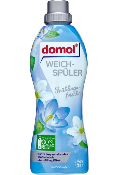 Domol Yumuşatıcı 1000 ml Bahar Tazeliği 35 Yıkama Domol Yumuşatıcı 1000 ml Bahar Tazeliği 35 Yıkama
