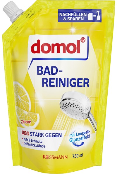 Domol Yüzey Temizleyici 750 ml Banyo Kireç Cözücü Yedek