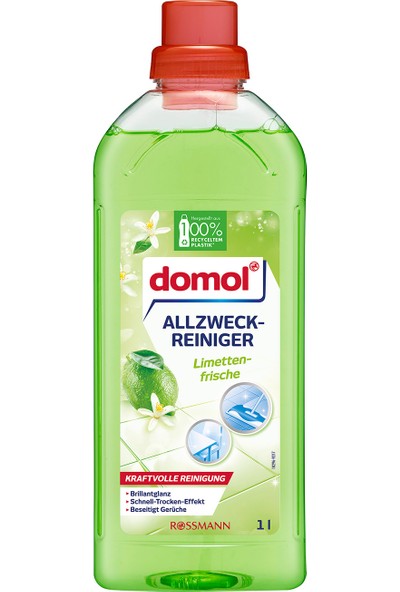 Domol Yüzey Temizleyici, Çok Amaçlı Misket Limonu 1000 ml Domol Yüzey Temizleyici, Çok Amaçlı Misket Limonu 1000 ml