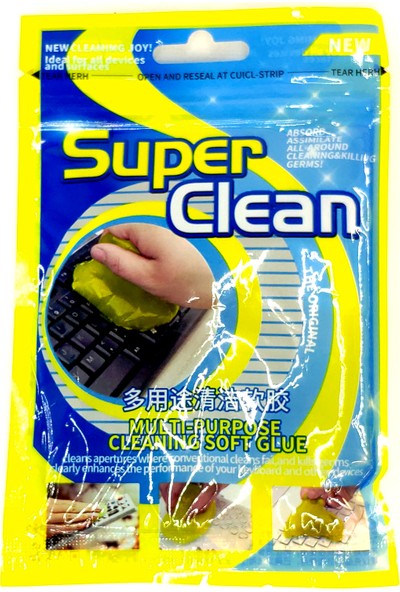 Superclean Mucize Temizlik Hamuru Araç Içi Oto Klavye Telefon Temizlik Jeli Superclean Mucize Temizlik Hamuru Araç Içi Oto Klavye Telefon Temizlik Jeli