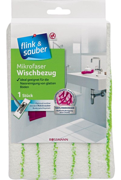 Flink & Sauber Mop Yedek Mikrofiber Paspas
