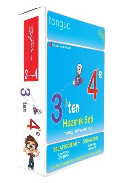 Tonguç Akademi 3'ten 4'e Hazırlık Seti Tonguç Akademi 3'ten 4'e Hazırlık Seti