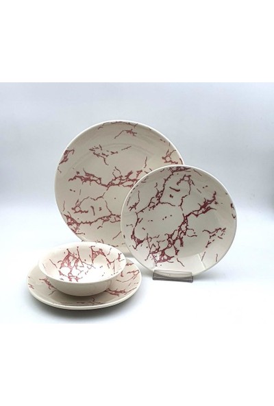 Tulu Mixed 6 Kişilik 24 Parça Yemek Takımı