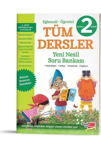 Dikkat Atölyesi Yayınları Tüm Dersler 2. Sınıf Yeni Nesil Soru Bankası