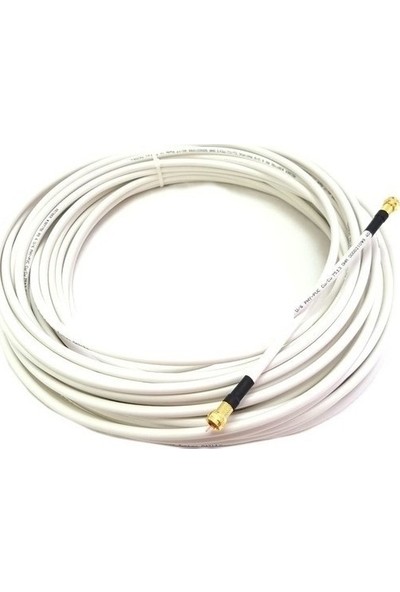 Baff Rg7 Gold F Konnektörlü Hazır Uydu Anten Kablosu - 27m Baff Rg7 Gold F Konnektörlü Hazır Uydu Anten Kablosu - 27m