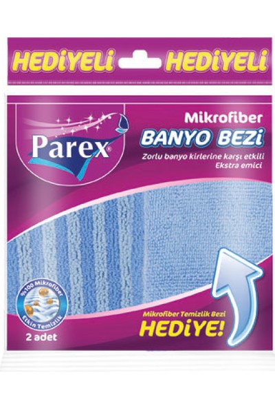 Parex Mikrofiber Banyo Bezi + (Temizlik Bezi )