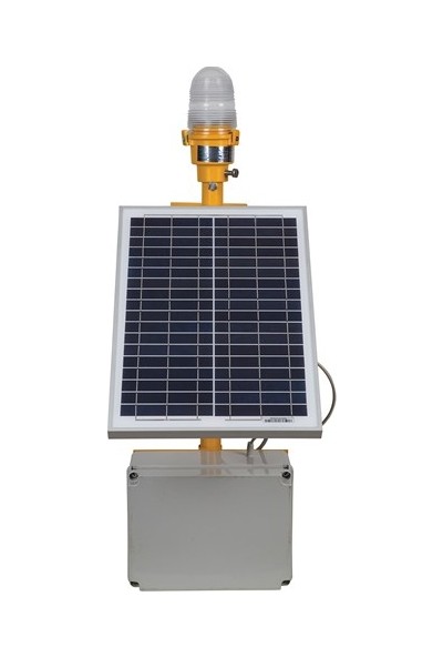 Amper Solar Panelli Uçak İkaz Lambası Tek Armatürlü Amper Solar Panelli Uçak İkaz Lambası Tek Armatürlü