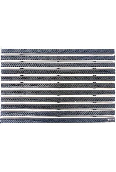 Arfen Gömme Tip Fırça Üst Yüzeyli Alüminyum Paspas 60 x 120 cm