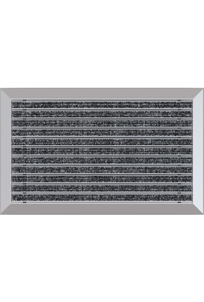 Arfen Halı Üst Yüzeyli Alüminyum Gri Paspas 90 x 180 cm