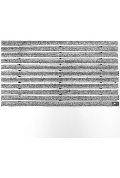 Arfen Gömme Tip Halı Üst Yüzeyli Alüminyum Gri Paspas 60 x 120 cm