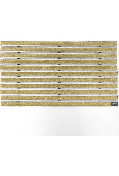 Arfen Gömme Tip Halı Üst Yüzeyli Alüminyum Deve Tüyü Renk Paspas 90 x 180 cm