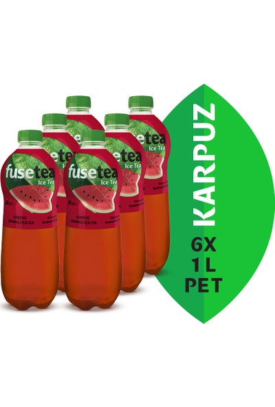 Fuse Tea Karpuz Pet 1 Lt 6'lı Paket