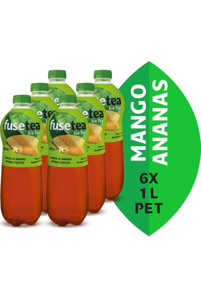 Fuse Tea Mango Ananas Pet 1 Lt 6'lı Paket
