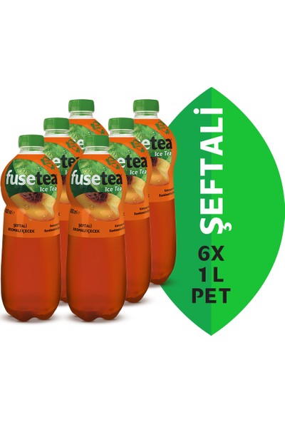 Fuse Tea Şeftali Pet 1 Lt 6'lı Paket