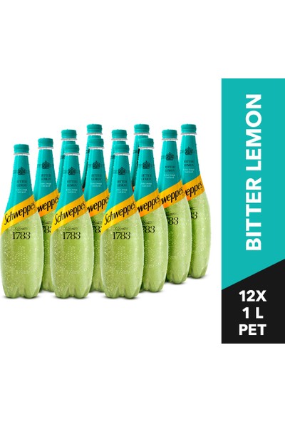 Schweppes Misket Limonlu 1 lt 12'li Paket