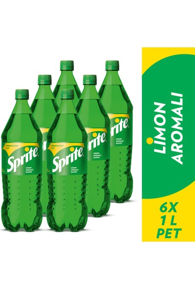 Sprite Pet 1 lt x 6'lı Paket Sprite Pet 1 lt x 6'lı Paket