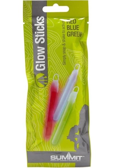 Summit Glow Stick 3 Fosforlu Işık Çubukları Summit Glow Stick 3 Fosforlu Işık Çubukları