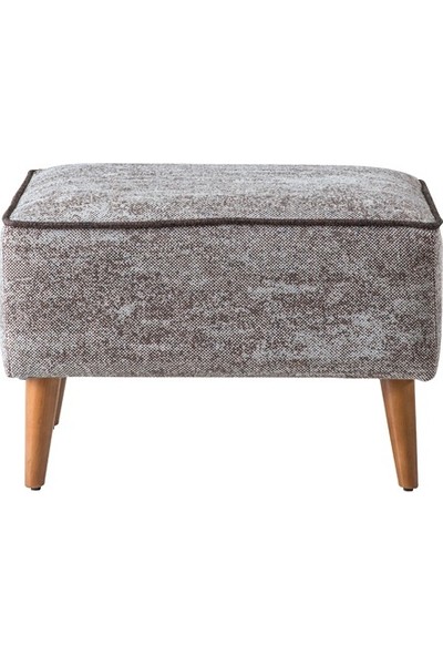 Zeen Concept Vegas Dikdörtgen Ahşap Ayaklı Puf