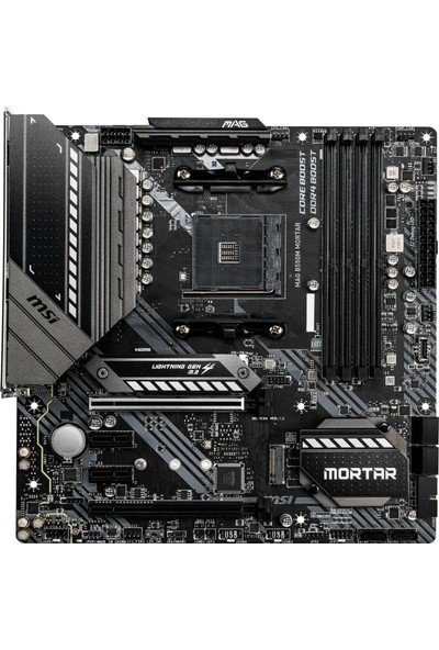 MSI MAG B550M MORTAR AM4 DDR4 4400(OC) HDMI DP M.2 USB3.2 MATX Anakart MSI MAG B550M MORTAR AM4 DDR4 4400(OC) HDMI DP M.2 USB3.2 MATX Anakart