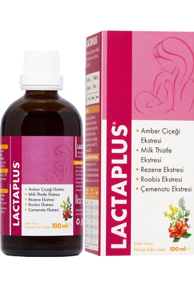 Lactaplus Emziren Anneler İçin Bitkisel Damla 100 ml Lactaplus Emziren Anneler İçin Bitkisel Damla 100 ml
