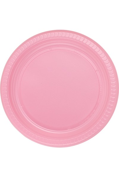 İrem Süs Evi 25'li Plastik Pembe Tabak