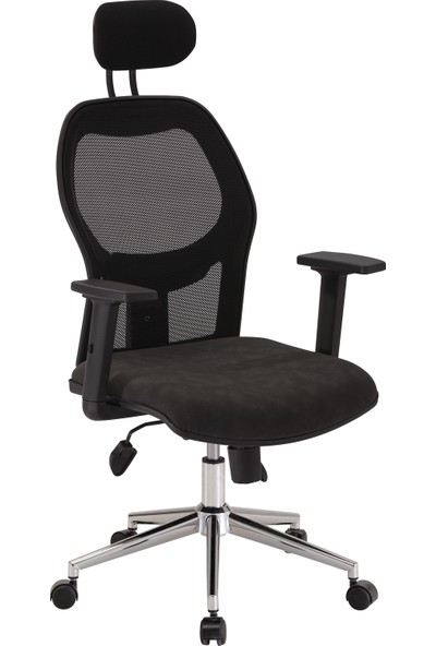 Ofisandalyesi Neva Yönetici Koltuğu Krom Ayak