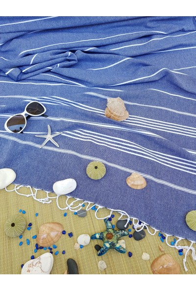 Wellstil Sultan Koyu Mavi Peştamal