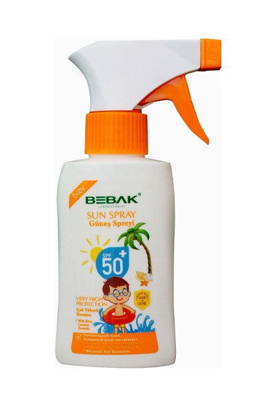 Bebak Bebek Güneş Losyonu 50+ Spf Bayb Sprey Kutulu 175 ml