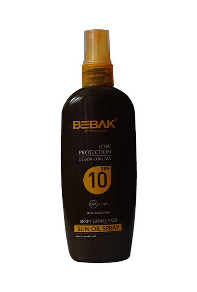 Bebak Sprey Güneş Yaği 10 Spf Düşük Koruma 150 ml