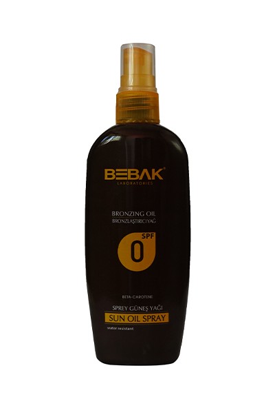 Bebak Sprey Güneş Yaği Bronzlaştirici 0 Spf Bebak Sprey Güneş Yaği Bronzlaştirici 0 Spf