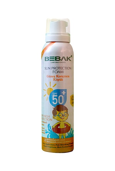 Bebak Bebek Güneş Köpüğü 50+ Spf 150 ml