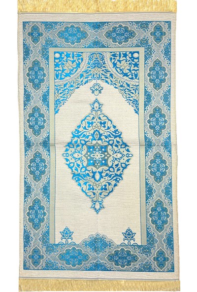 Zemzem Hac Şönil Seccade Buz Mavisi