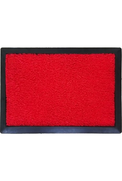 Kos Kauçuk Tabanlı Kıvırcık Paspas Dezenfektan Lastik Paspas 45x70cm