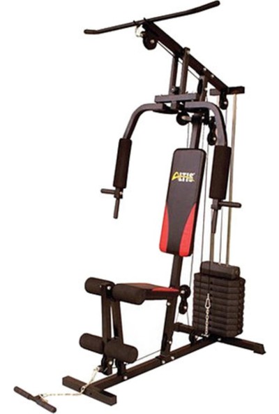 Altis HG100 Vücut Geliştirme Çalışma Istasyonu - 50 kg Plaka Ağırlıklı