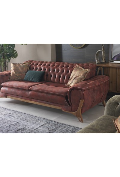 Berrak Mobilya Arya 3'lü Koltuk Mekanizmalı