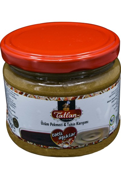 Tatlan Tahin Pekmez Karışımı Cam Kavanoz 250 gr
