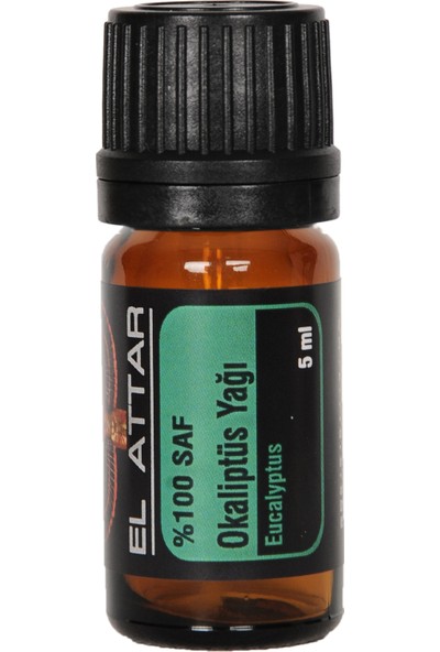 El Attar Okaliptüs Yağı 5 mL (Esansiyel Uçucu - Parfüm Yapımı İçinde Uygundur) El Attar Okaliptüs Yağı 5 mL (Esansiyel Uçucu - Parfüm Yapımı İçinde Uygundur)