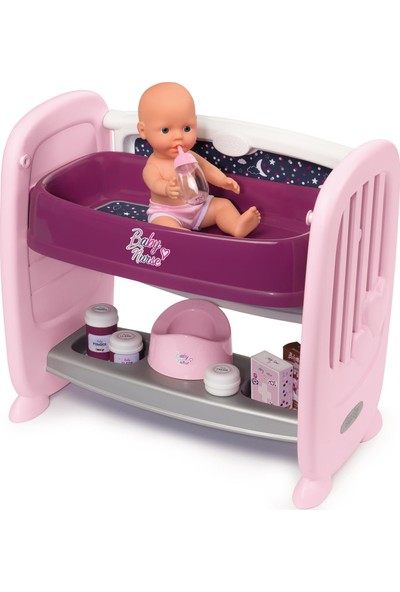 Smoby Baby Nurse 2‘si1 Arada Oyun Seti - Bebek Beşiği ve Bebek Bakım Merkezi 220353 Smoby Baby Nurse 2‘si1 Arada Oyun Seti - Bebek Beşiği ve Bebek Bakım Merkezi 220353