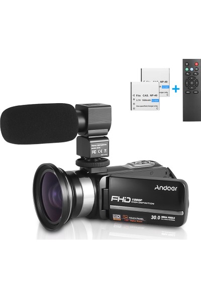 Andoer HDV-301LTRM 1080P FHD Dijital Video Kamera (Yurt Dışından) Andoer HDV-301LTRM 1080P FHD Dijital Video Kamera (Yurt Dışından)