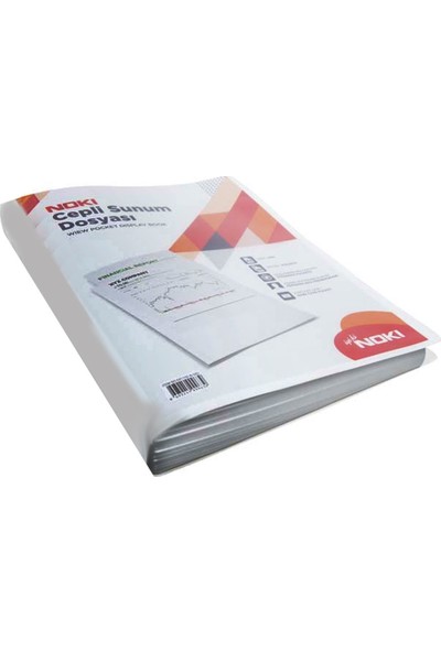 Noki Sunum Dosyası Cepli 40'lı Gri
