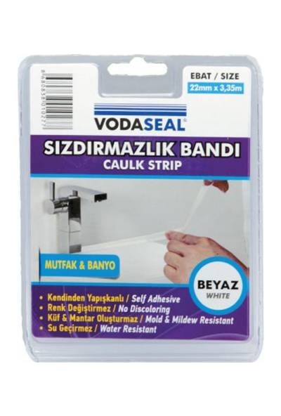 Vodaseal Banyo Küvet Lavabo Kenar Sızdırmazlık Bandı 3,35 m x 22 mm