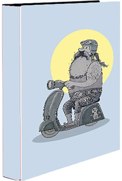 Paklon Çılgın Motorcu 2 Halkalı Klasör