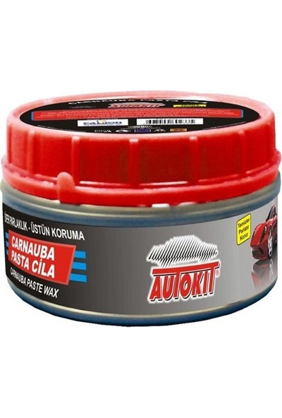 Autokit Carnauba Alıcı Pasta Cila Kırmızı Kutu 300 ml